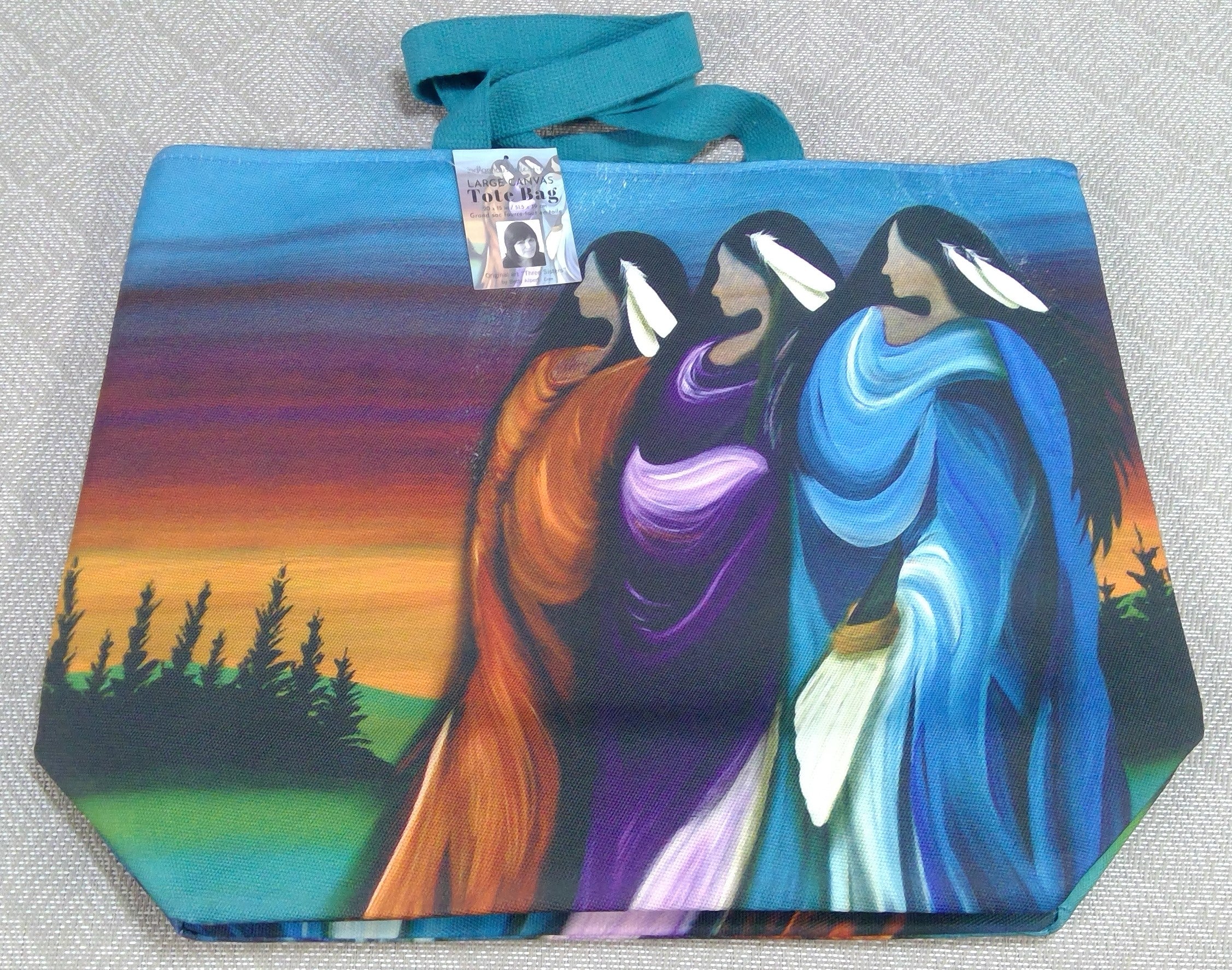 Indigenous Collection Large Canvas Tote Bags – W Dry Goods & Gifts