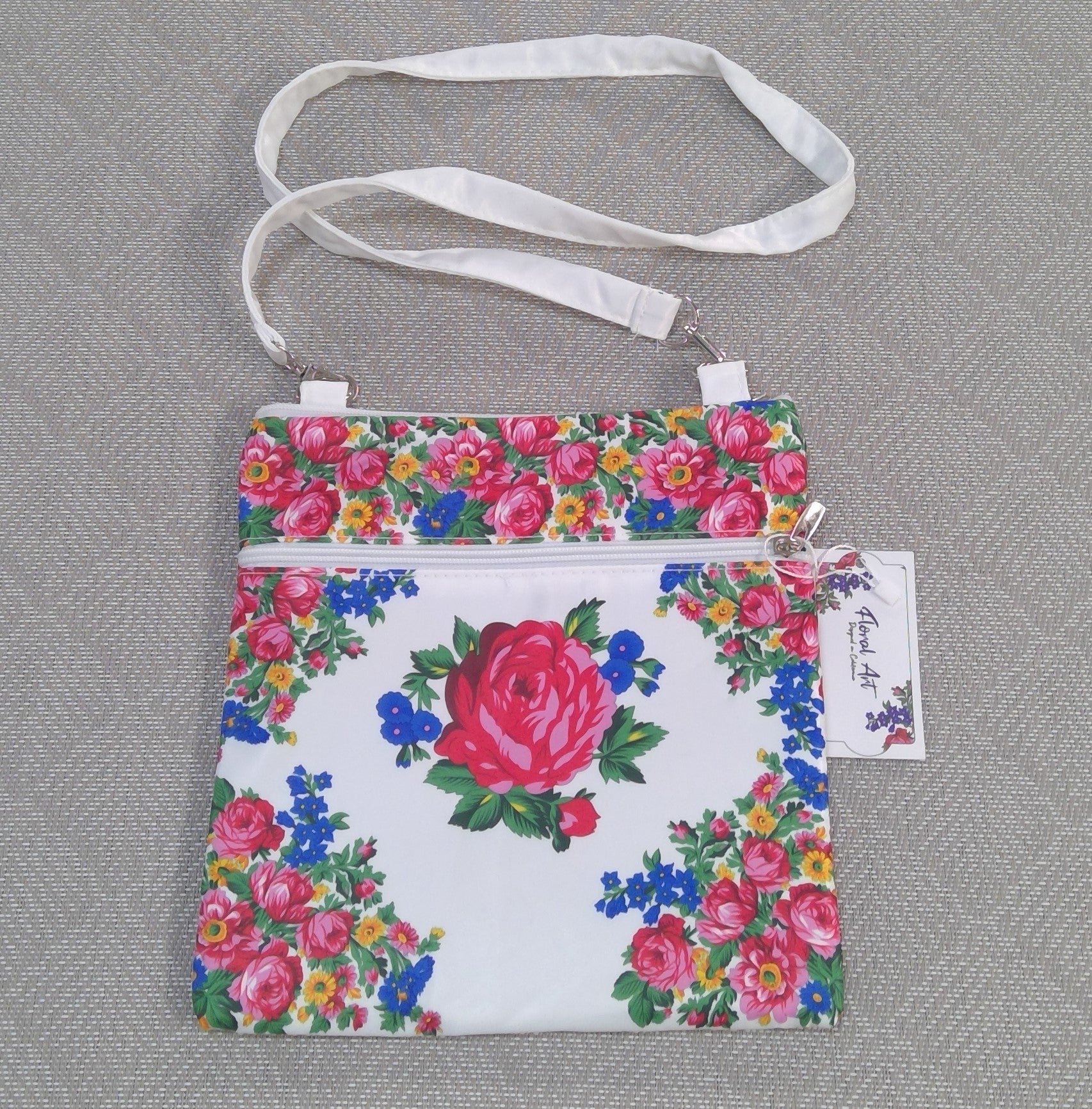 Floral Cross Body Purse In A Few Different Colours – W Dry Goods & Gifts